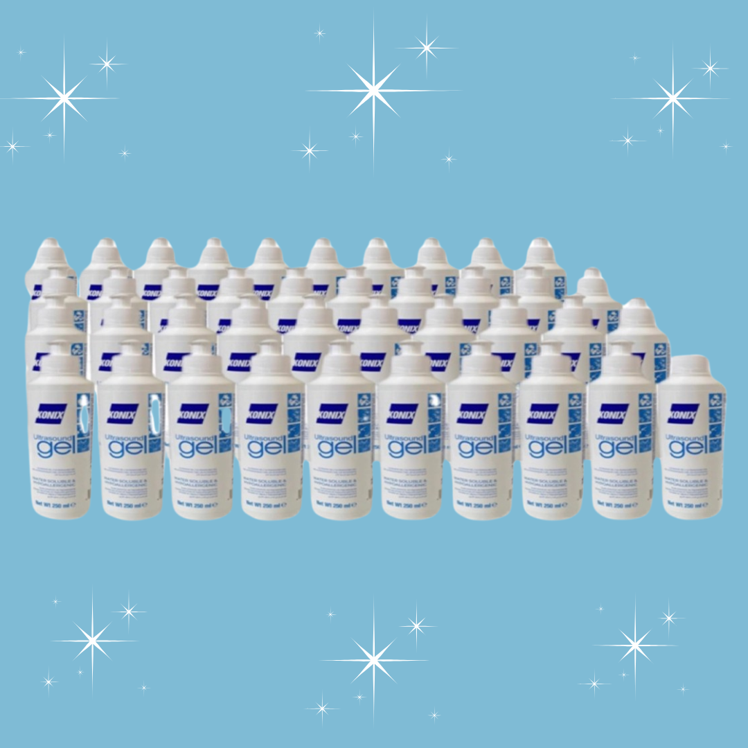 Best 250ml Konix Ultrasound Gel (Pack of 40 Bottles)
